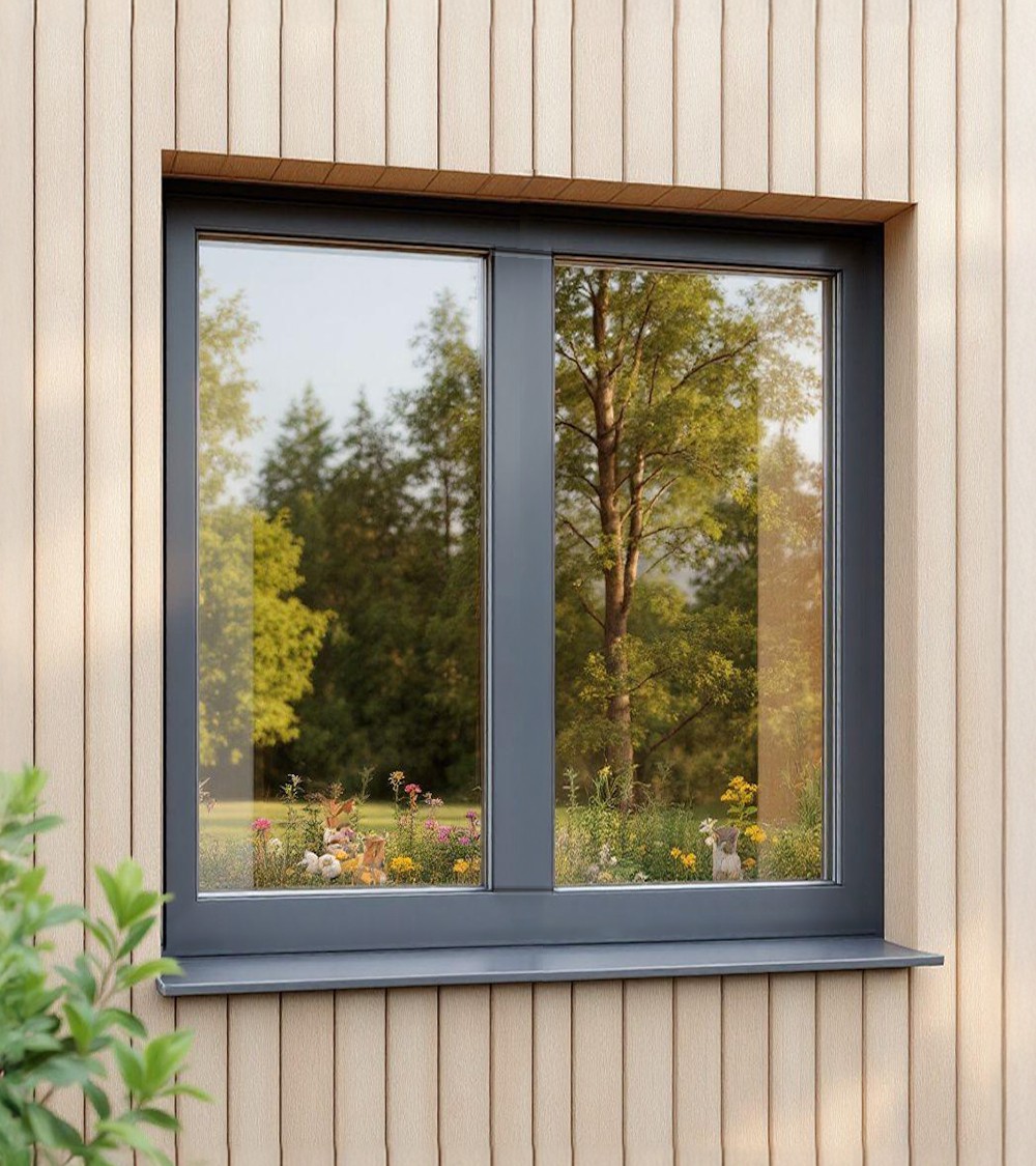 "INTEGRAL" WOOD-ALUMINIUM WINDOW